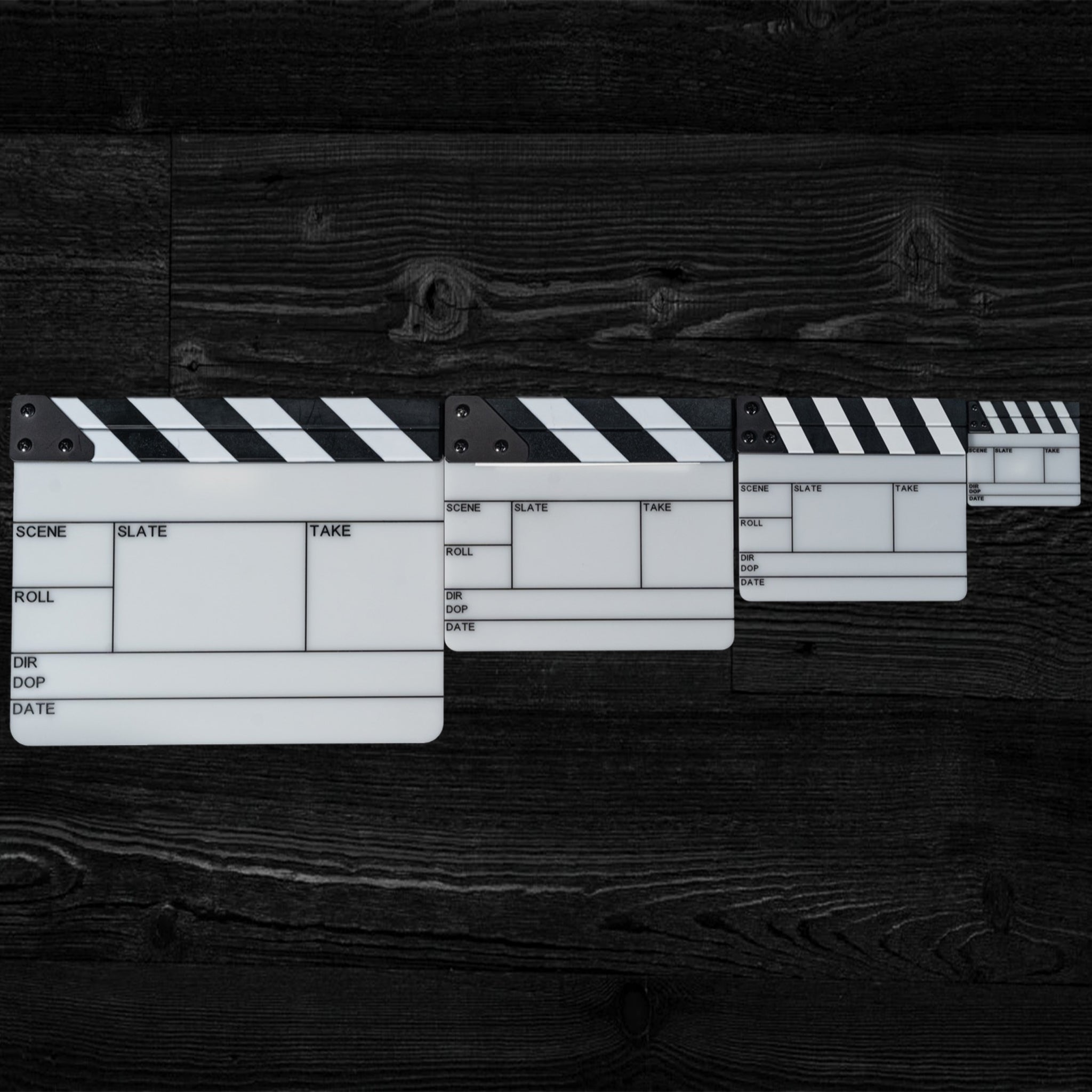 Filmsticks Clapperboards (UK/EU) - Premium Quality Clapperboard Kits